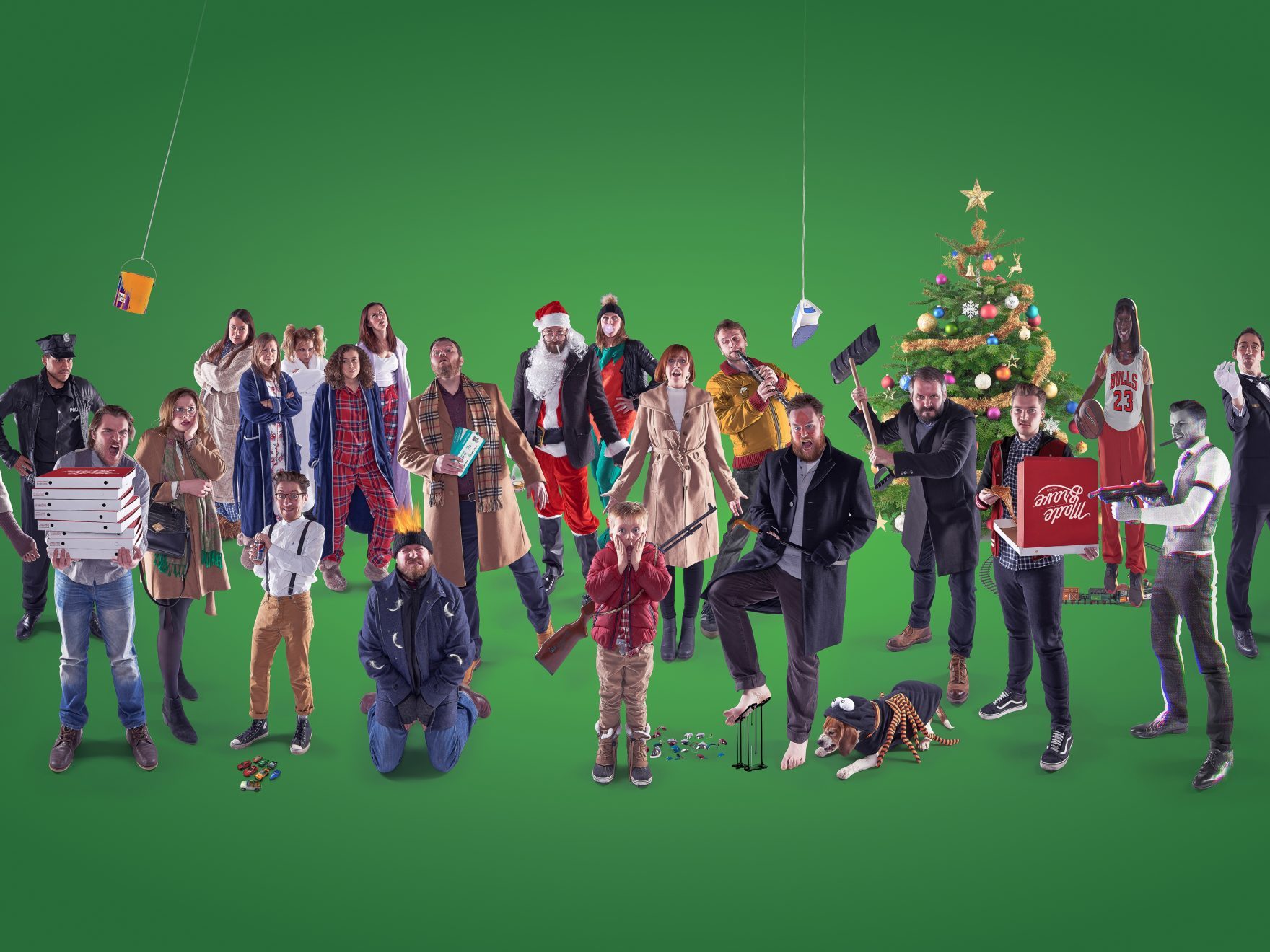 Our Home Alone Christmas Team Photo! | MadeBrave®