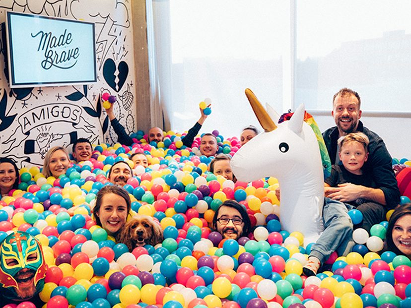 Giant Office Birthday Ballpit! | MadeBrave®
