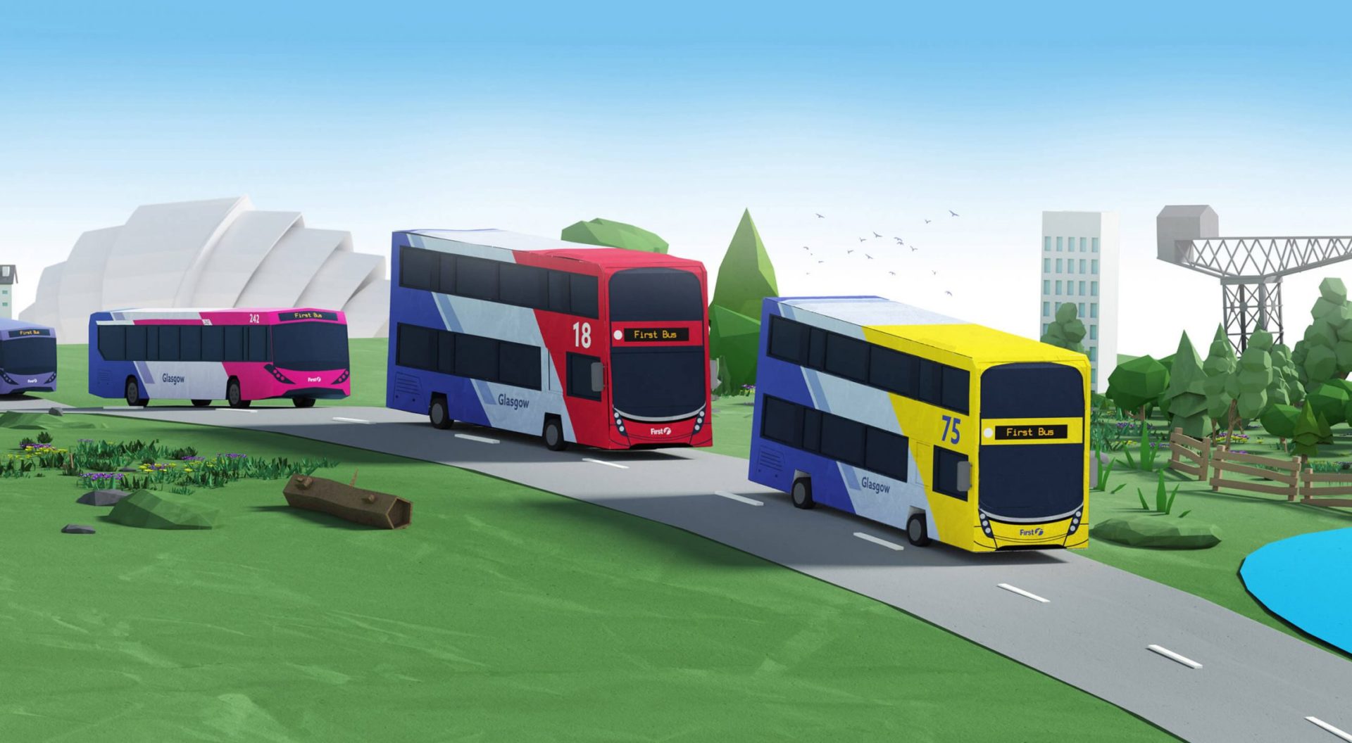 First Bus New Fleet Launch Brand Activation