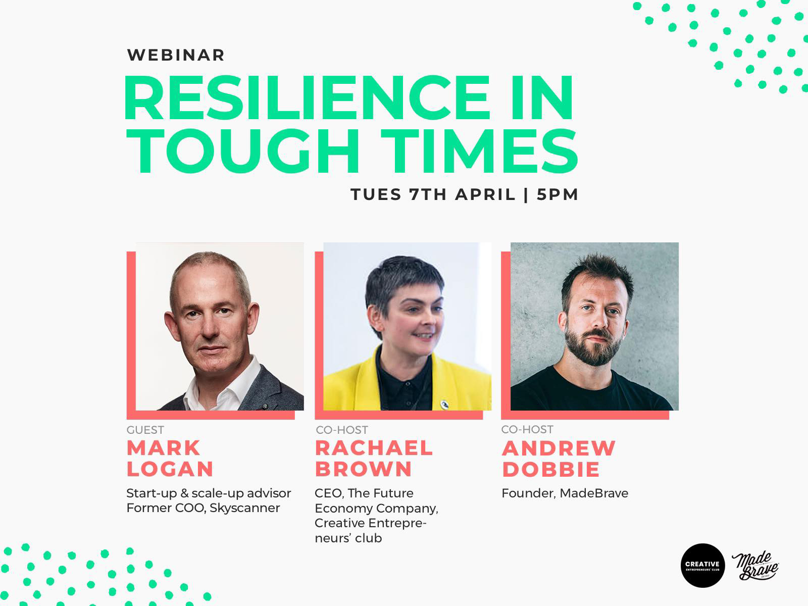 Webinar: Resilience in Tough Times with Mark Logan | MadeBrave®