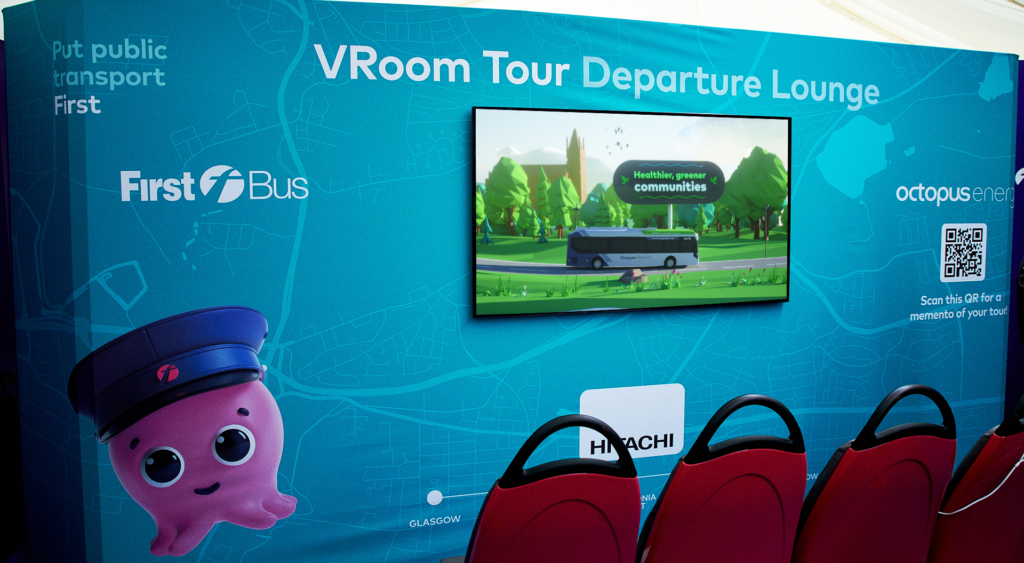 First Bus experiential brand activation & VR tour