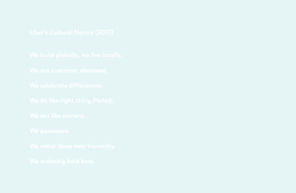 Driving Culture Through Brand Values – A Lesson from Uber