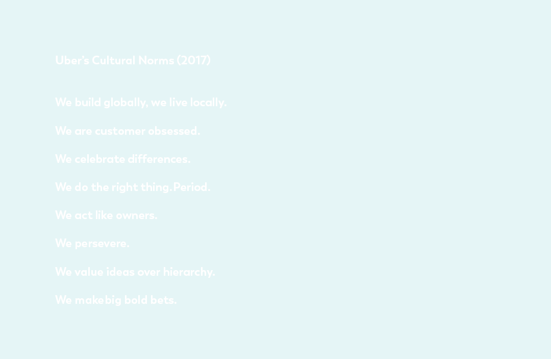 Driving Culture Through Brand Values – A Lesson from Uber